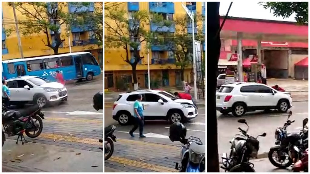 Conductor de bus fue arrastrado varias cuadras por camioneta tras ...