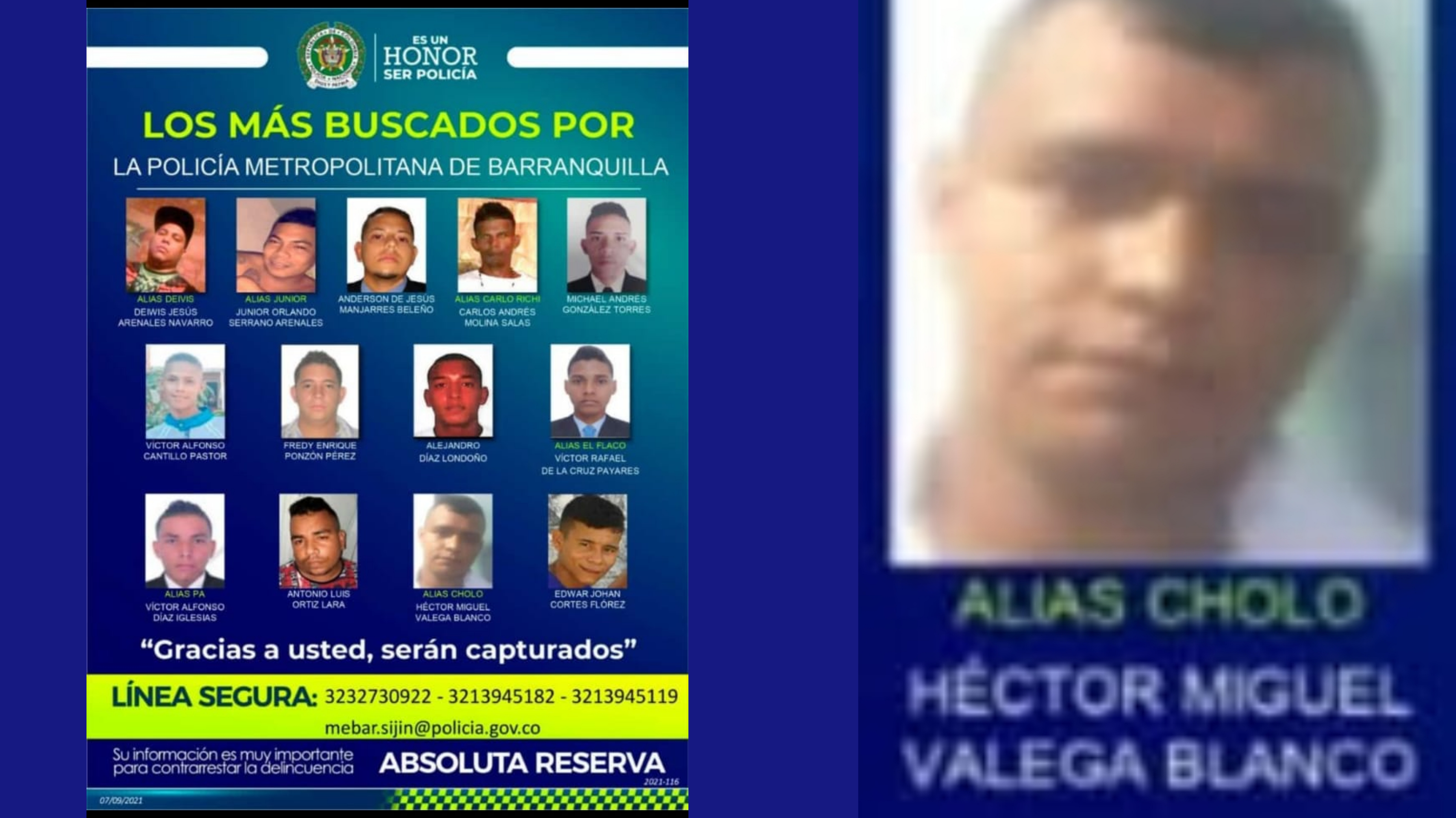 Cayó alias 'El Cholo', presunto integrante de 'Los Costeños' y uno de ...