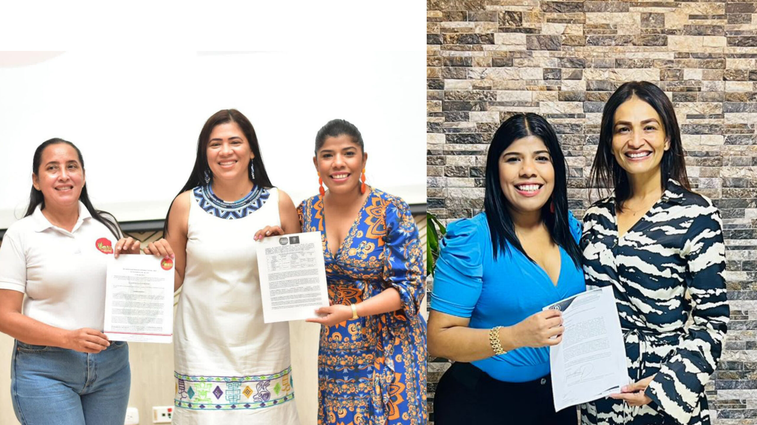 Apoyo político de Ana Rogelia Monsalve a Roquelina Blanco y Yina Castro ...