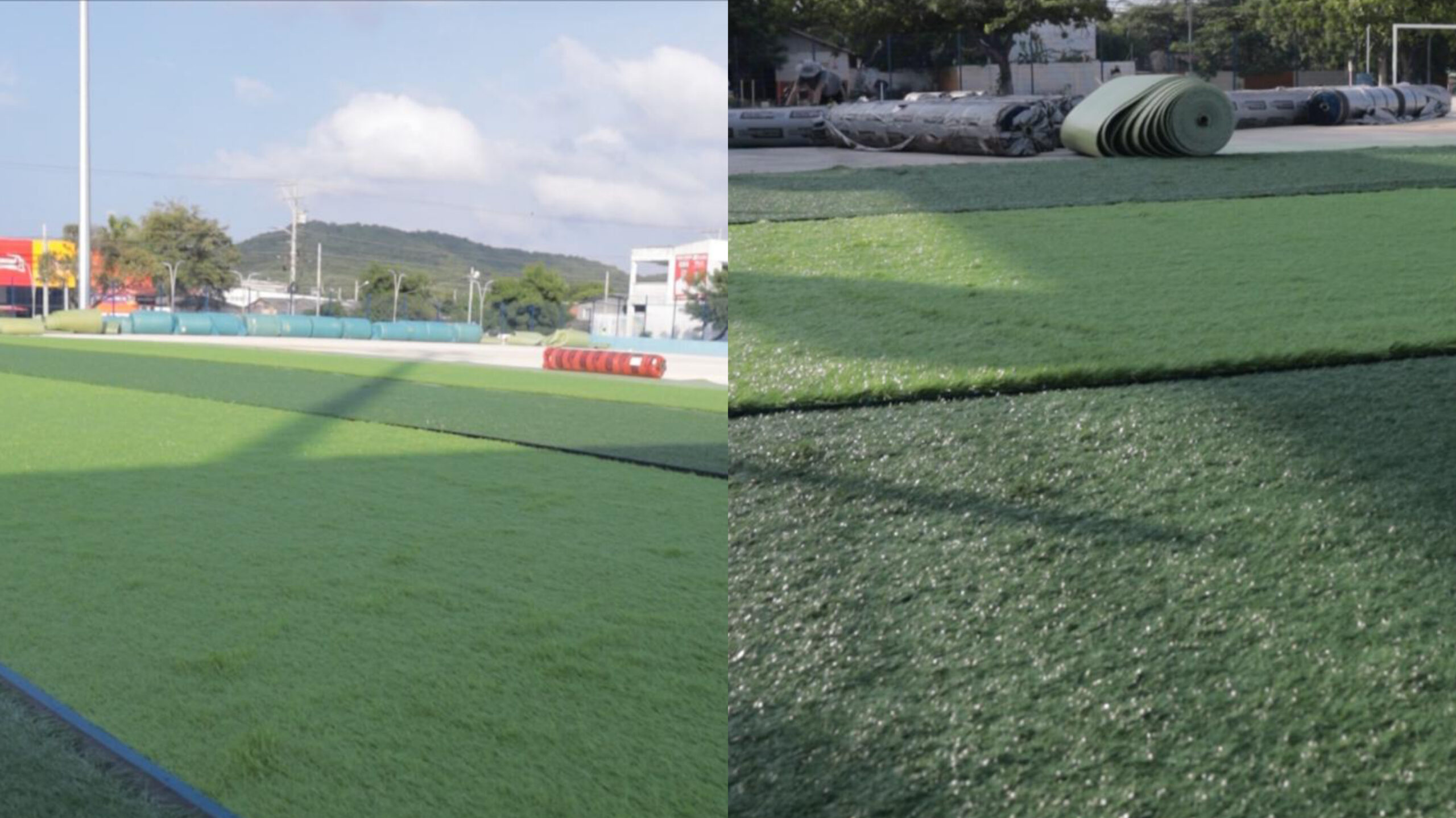 Remodelada cancha de fútbol Carlos Bacca en Puerto Colombia sería ...