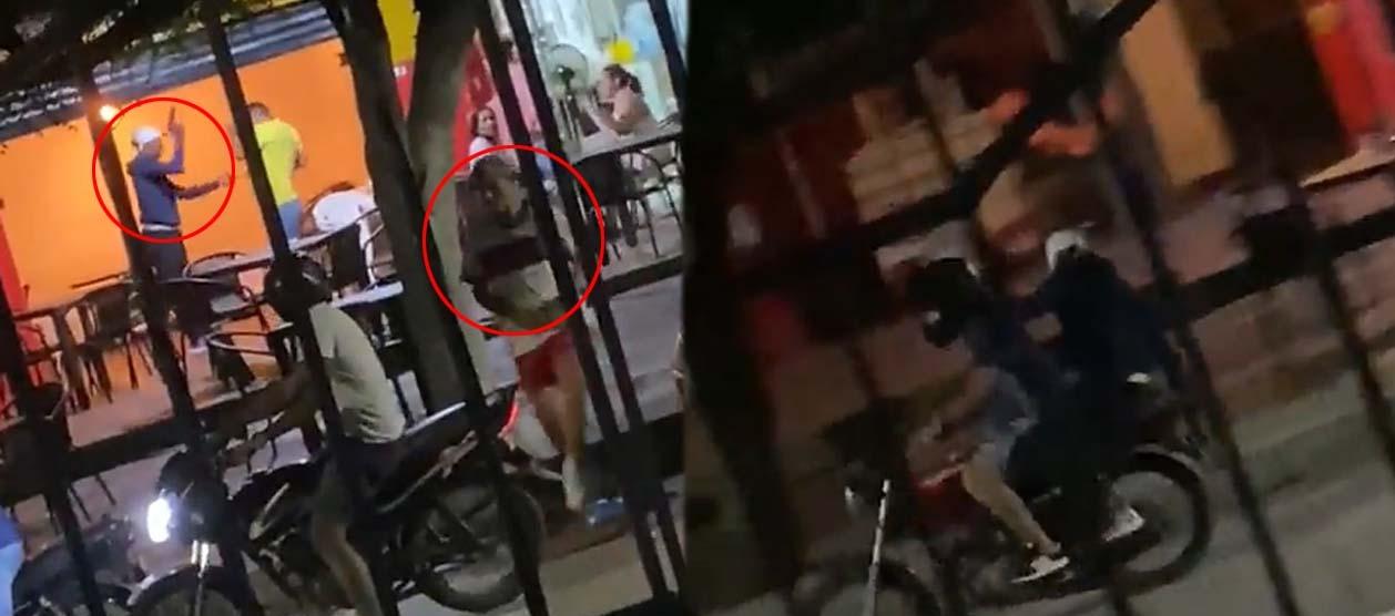 Cuatro delincuentes en 2 motos asaltan en local de comidas rápidas del ...