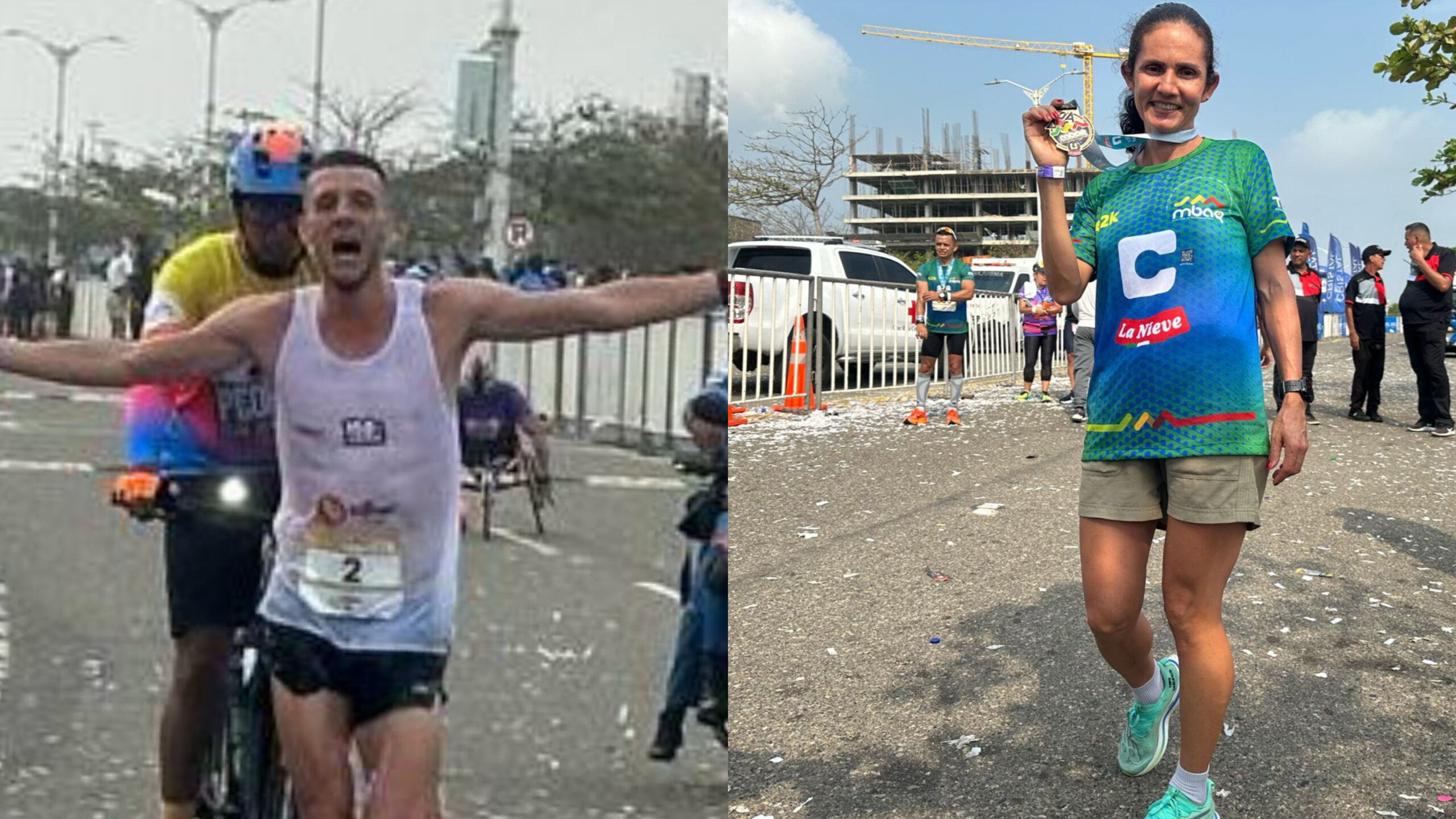 Mario Patiño y Ana Joaquina Rondón, los más veloces de la Maratón de ...