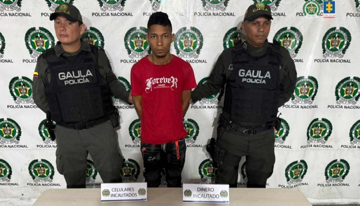 Envían a la cárcel a sujeto señalado de extorsionar a comerciante de Las Flores - Emisora Atlántico