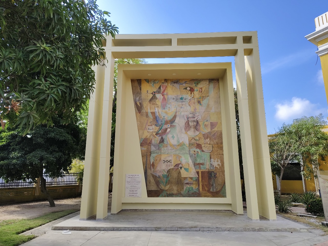 Restauran mural de Alejandro Obregón y lo integran a la Ruta Obregón en Barranquilla - Emisora ...