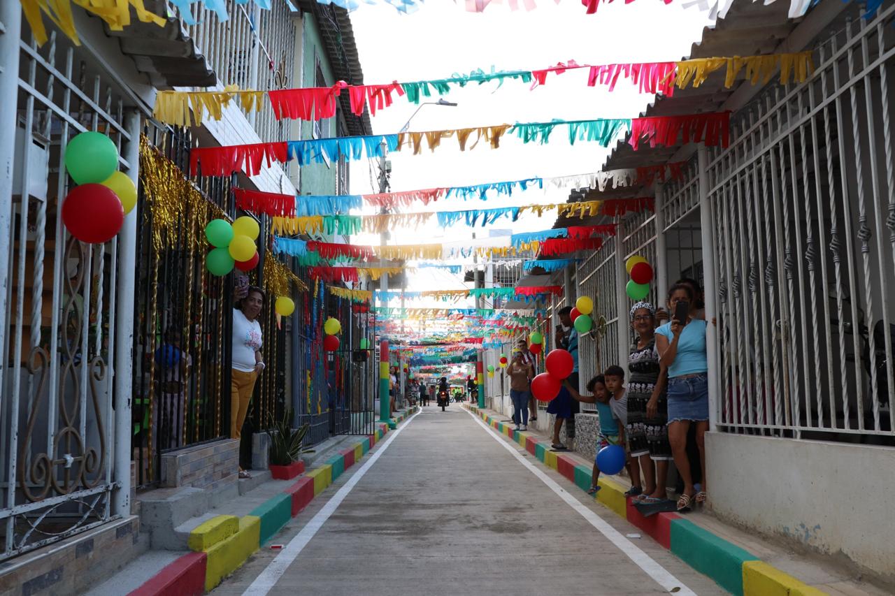 La Chinita estrena nuevas vías: Alcaldía de Barranquilla entrega 740 ...